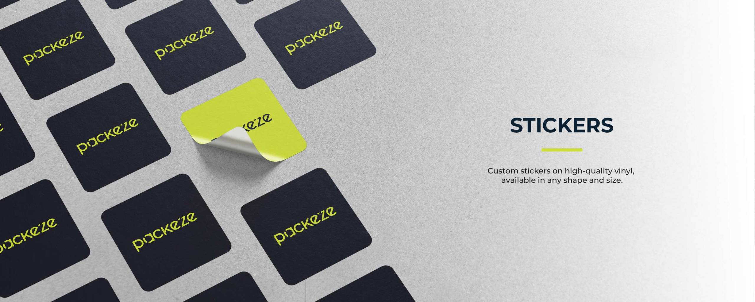 Packeze Custom Signs, Custom Banners, Custom Boxes & More